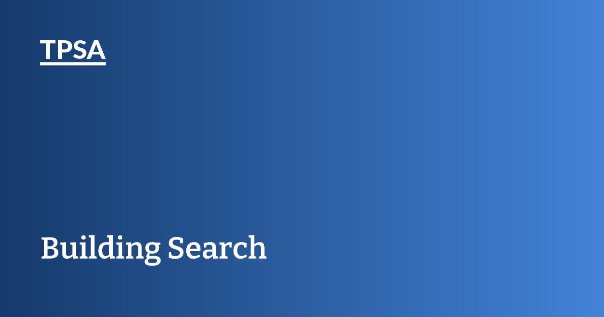 TPSA Building Search